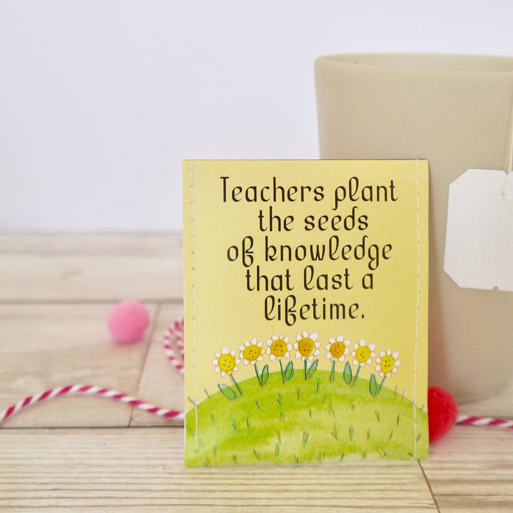 teacher tea gift by victoria mae designs | notonthehighstreet.com