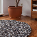 Round Felt Rug By Grattify | notonthehighstreet.com
