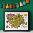 Yorkshire Map By Lauren Radley | notonthehighstreet.com