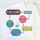 Funny Coffee Lovers Flowchart Card By Wink Design | notonthehighstreet.com