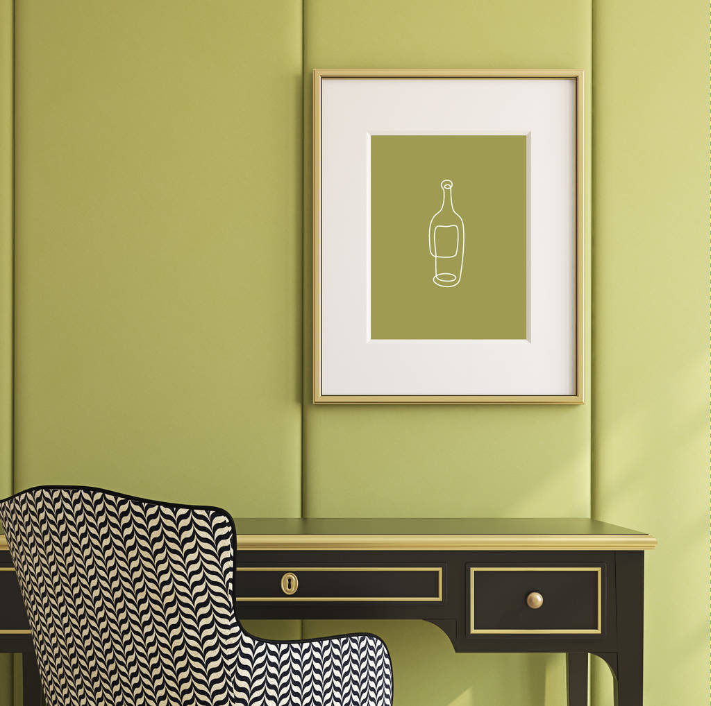 'wine' personalised print by loveday designs | notonthehighstreet.com