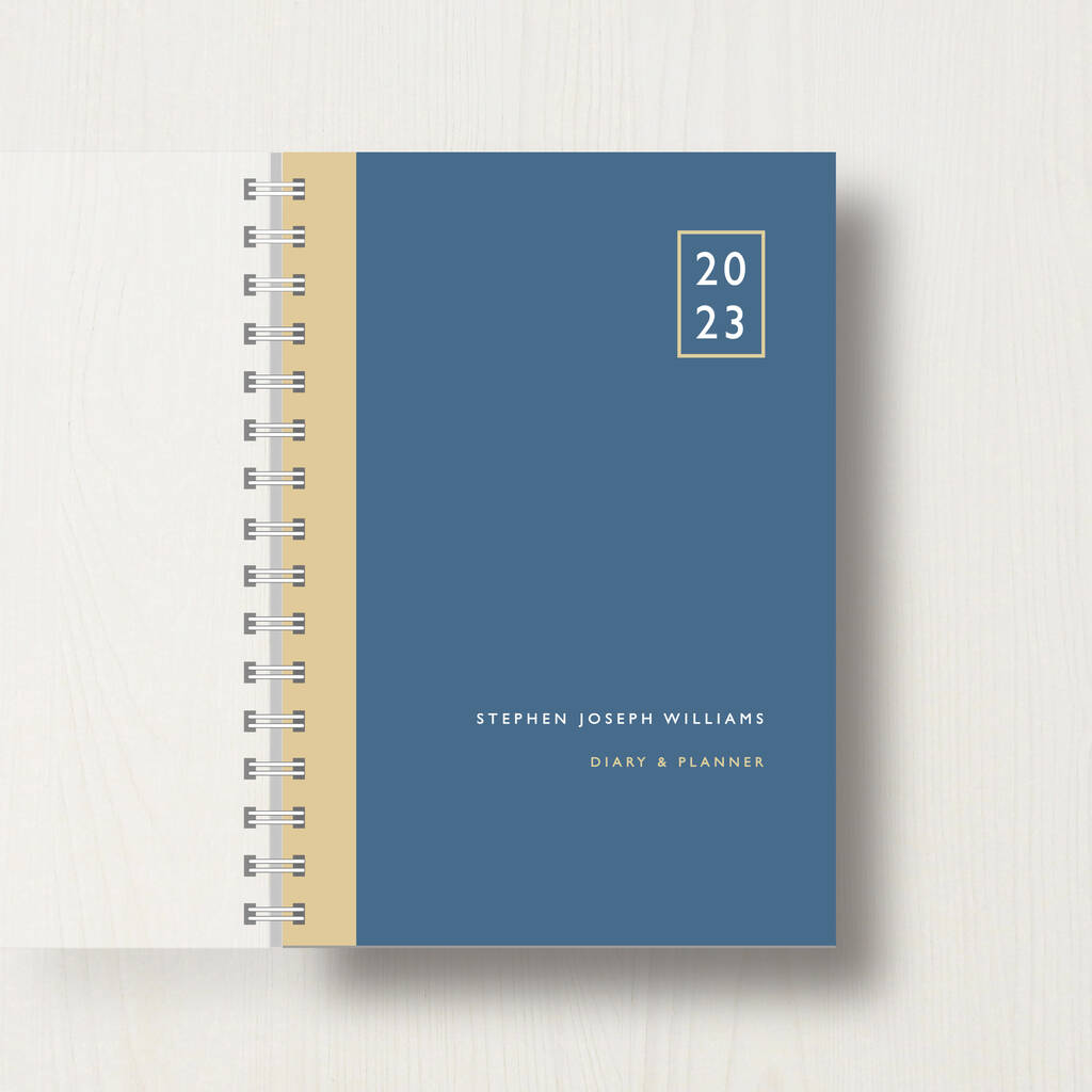Personalised 2023 Diary And Planner By Designed | notonthehighstreet.com