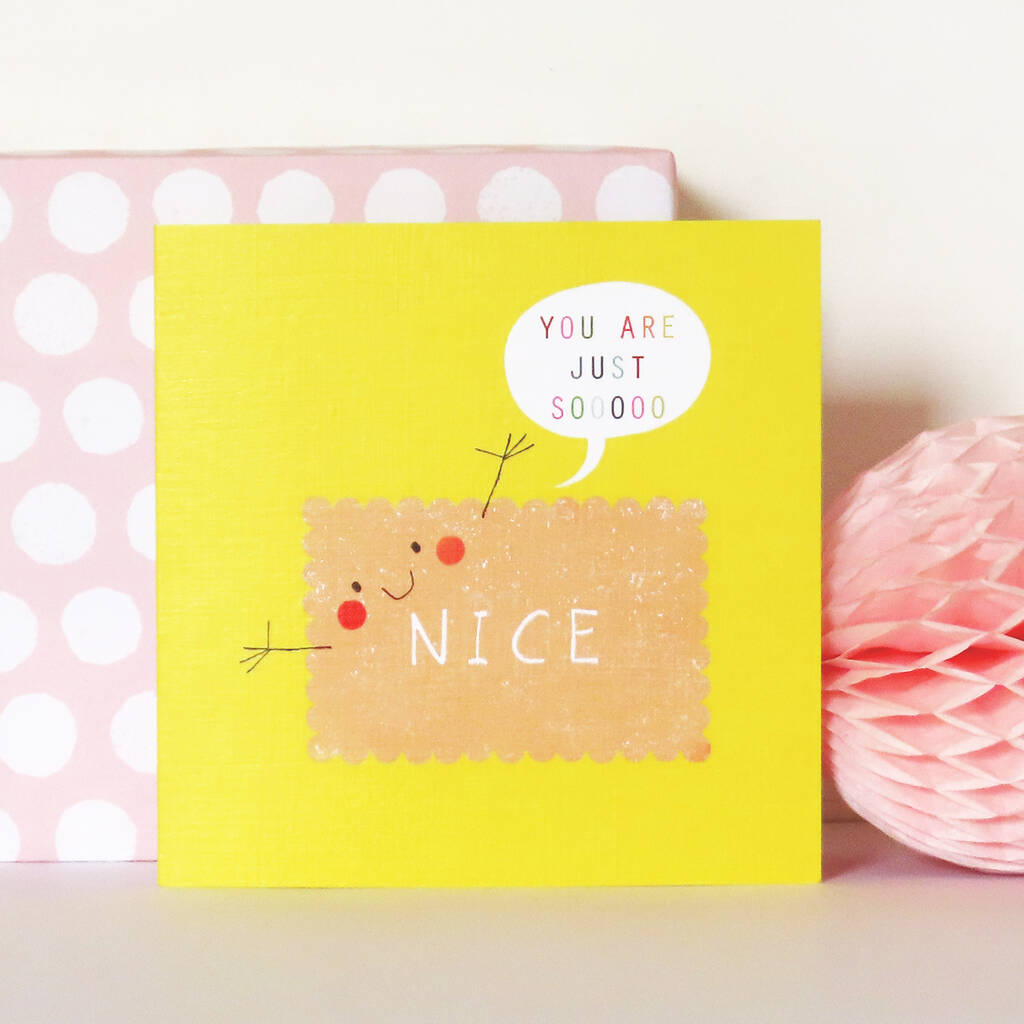 Nice Card By Kali Stileman Publishing | notonthehighstreet.com