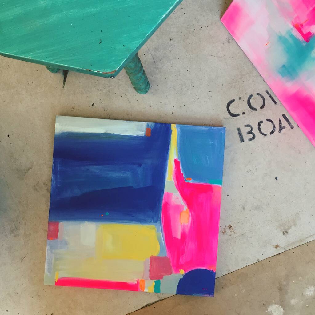 custom abstract canvas by bon | notonthehighstreet.com