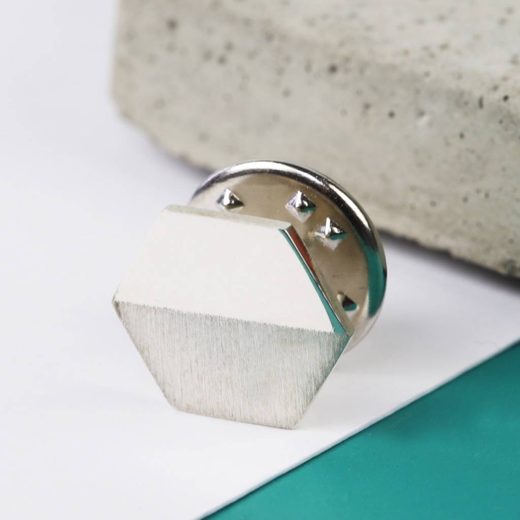 sterling silver lapel pin by lisa angel | notonthehighstreet.com