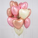'personalised Mink Heart Confetti Bubble Balloon By Bubblegum Balloons ...