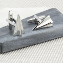 Personalised Paper Plane Cufflinks By Charlie Boots ...