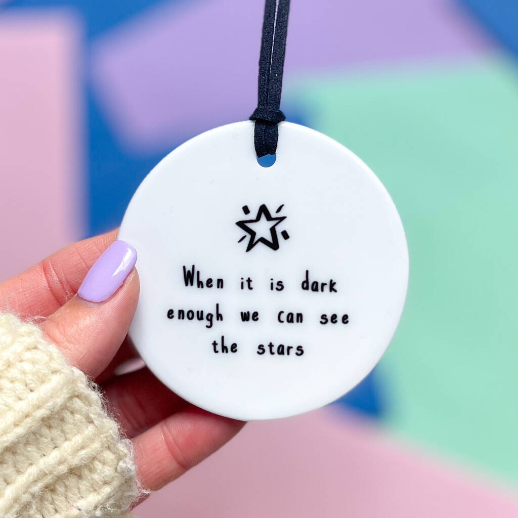 See The Stars Personalised Hanging Disc Decoration By by Molly&Izzie