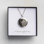 Personalised Engraved Locket Necklace With Photo By Twenty-Seven ...