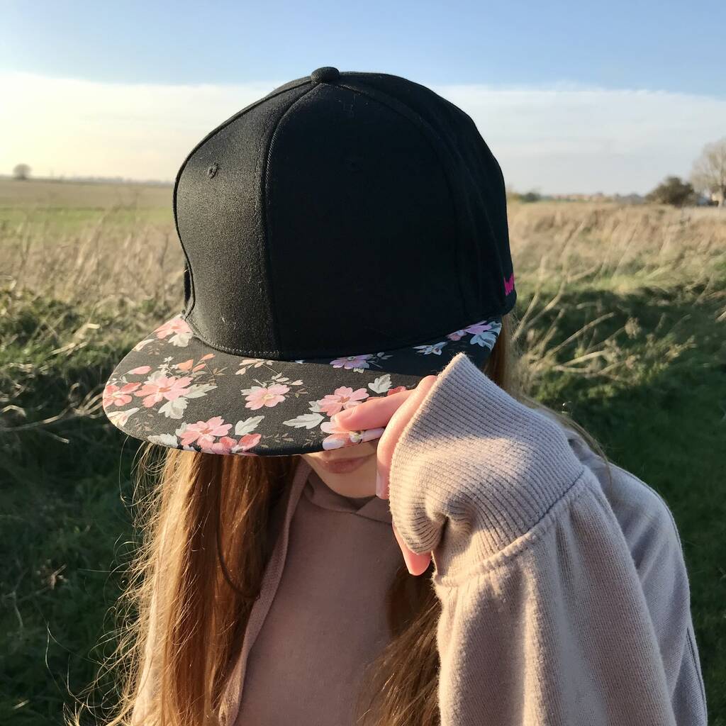 Personalised Girls/Womens Baseball Cap By Rosie Willett Designs