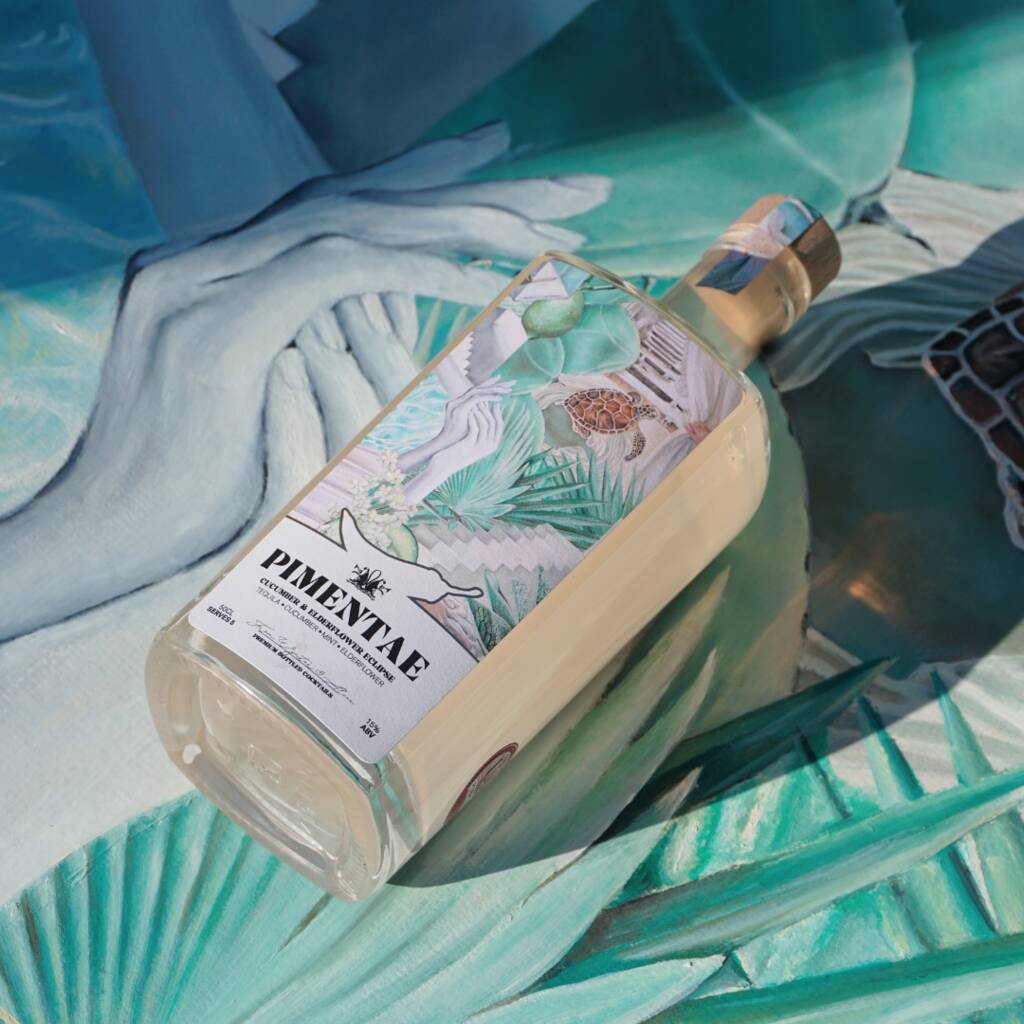 Cucumber And Elderflower Eclipse Cocktail By Pimentae Drinks ...