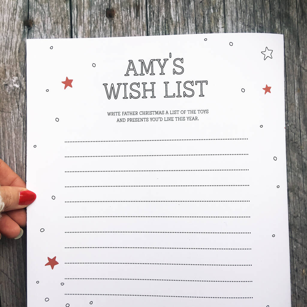 Personalised Colour In Nice List Advent Calendar By Handmade By If ...