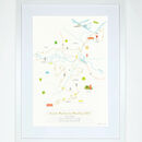 Greater Manchester Marathon Route Map Print By Holly Francesca ...