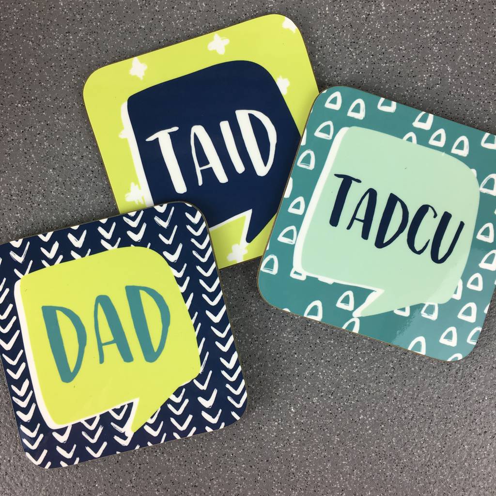 dad coaster by adra | notonthehighstreet.com