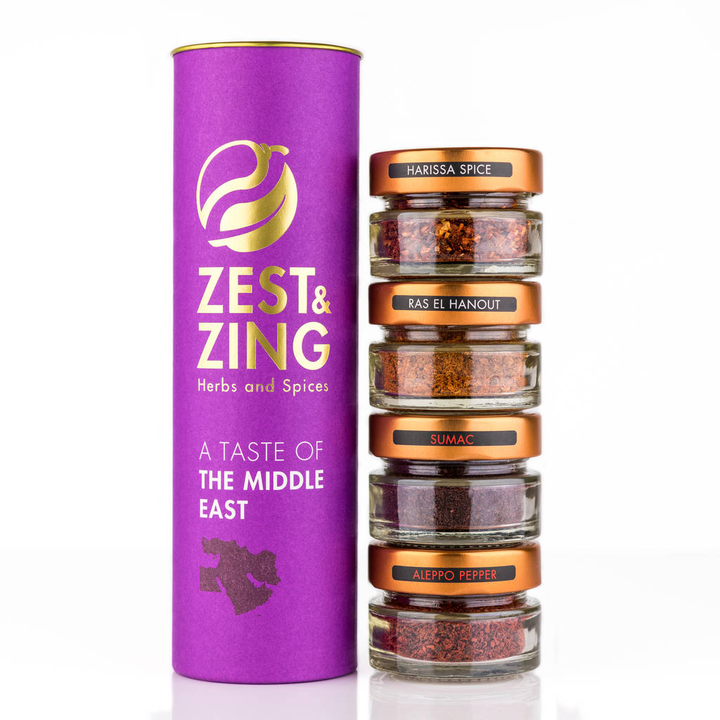 Premium Spice Gift Set: Taste Of Middle East By Zest & Zing Spices ...