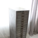 felix vintage stripped steel 15 drawer filing cabinet by urban grain ...