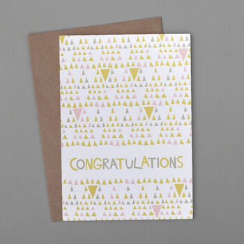 Celebration Congratulations Card By Zoe Attwell | notonthehighstreet.com