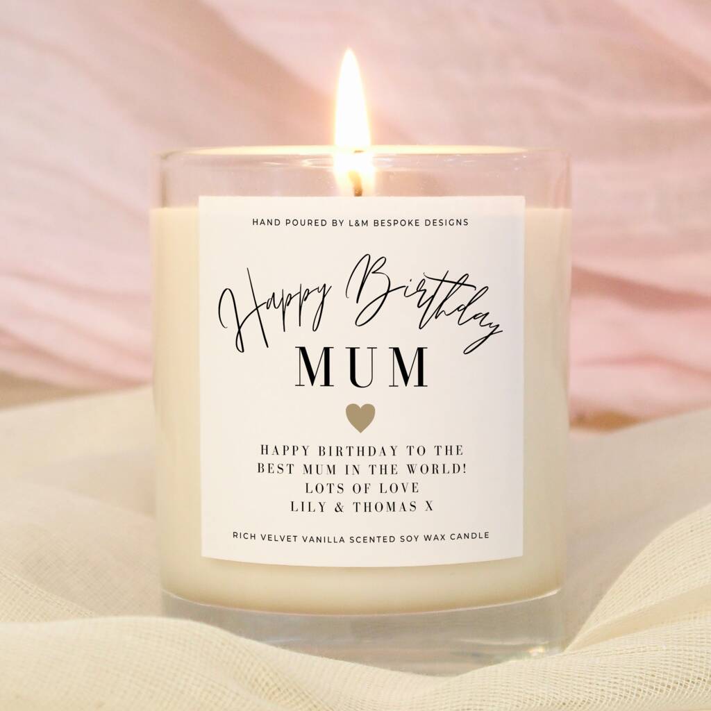 Mum Birthday Gift Personalised Gift For Mum By L&M Bespoke Designs