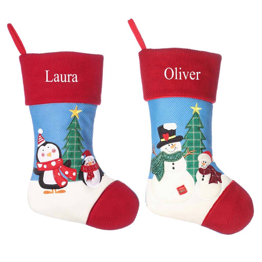 Personalised Luxury Children's Christmas Stocking By Dibor ...