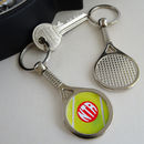 Personalised Tennis Keyring By Frozen Fire | notonthehighstreet.com