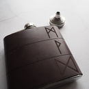 Personalised Viking Rune Leather Hip Flask By Hôrd | notonthehighstreet.com