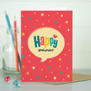 ‘Happy Anniversary’ Anniversary Card By The Typecast Gallery ...