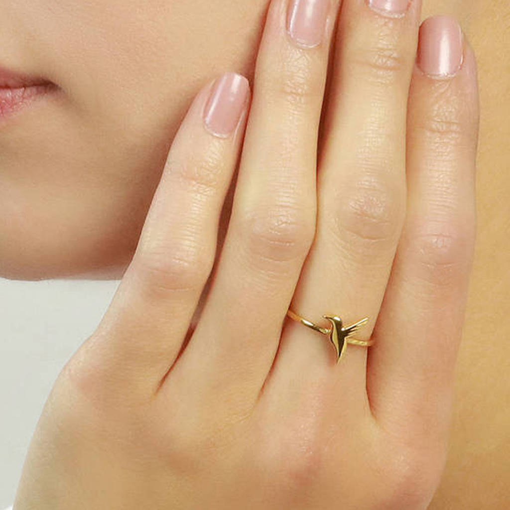 hummingbird ring by jana reinhardt jewellery | notonthehighstreet.com