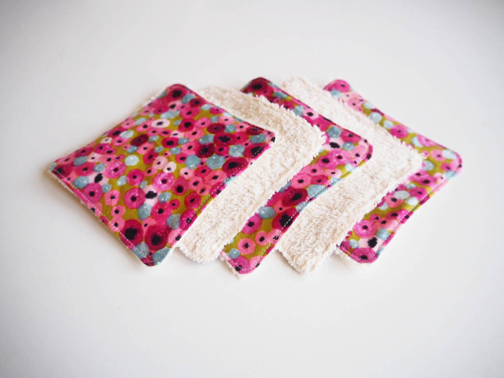 Reusable Cotton Makeup Wipes By Suki Sabur Designs | notonthehighstreet.com