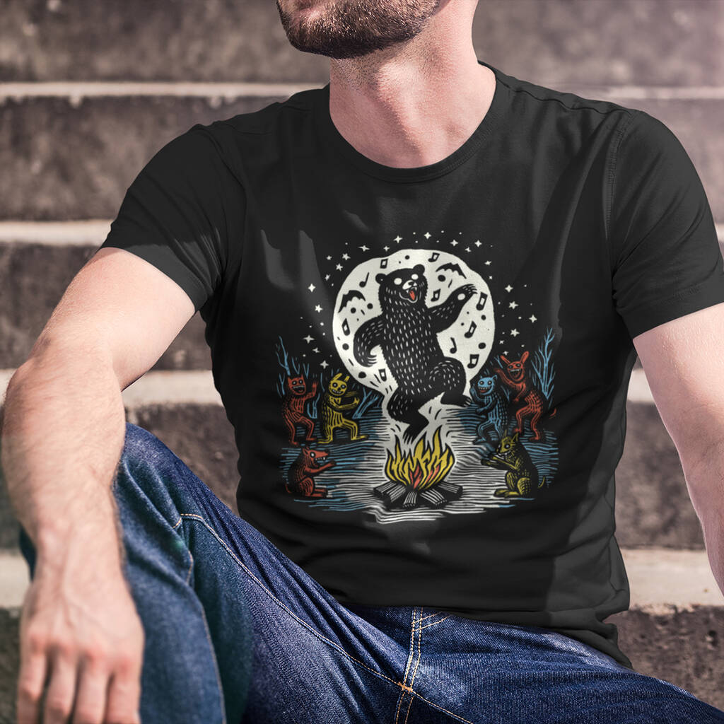 Summon The Bear Festival T Shirt By Restless Wears