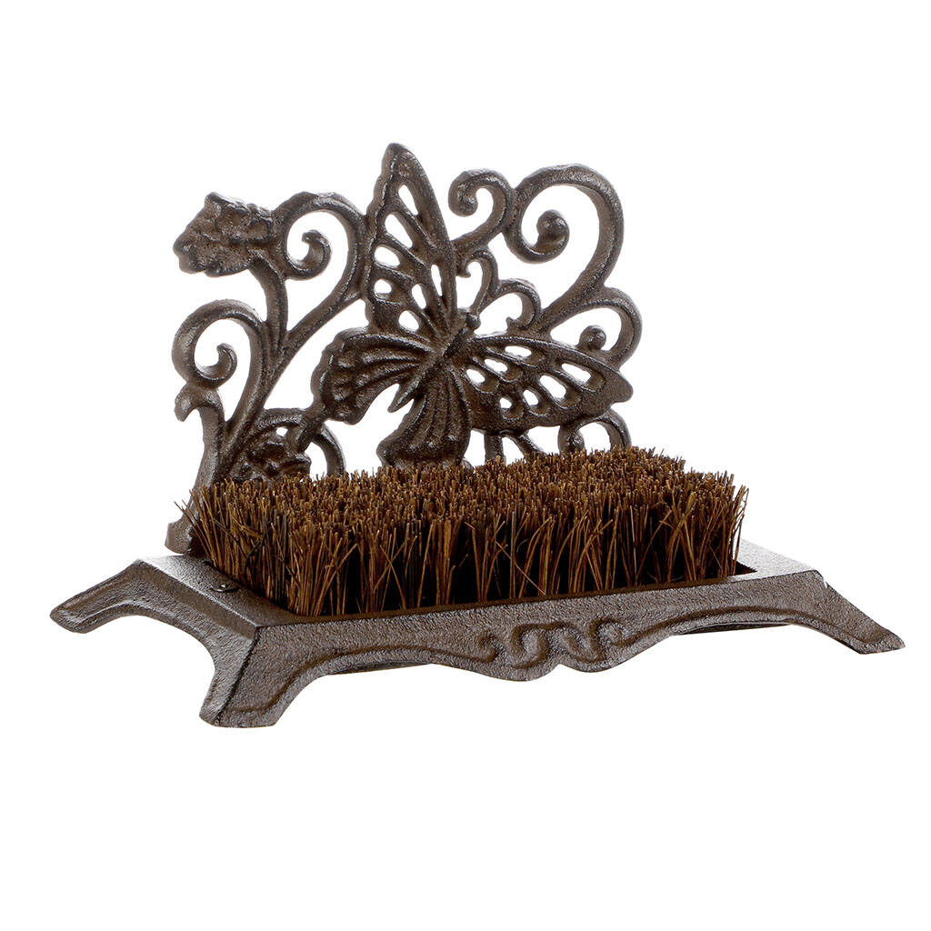 Garden Cast Iron Boot Brush By Dibor | notonthehighstreet.com
