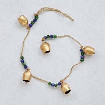 String Of Handmade Gold Finish Iron Bells By Paper High ...