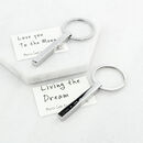 Personalised Morse Code Bar Keyring By Charlie Boots ...