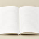 A5 Lay Flat Dark Green Notebook Journal By Lucy Says I Do | notonthehighstreet.com