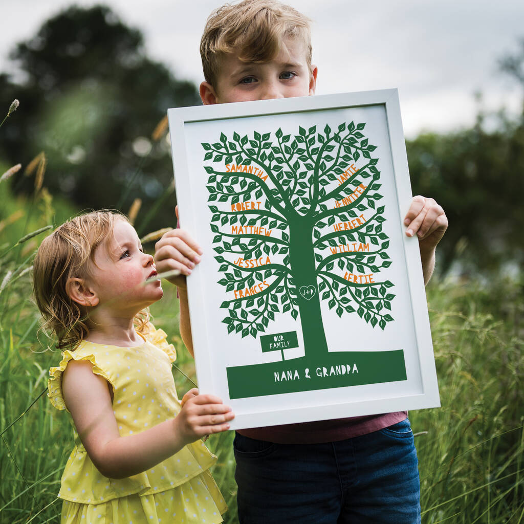 Personalised Family Print By The Portland Co | notonthehighstreet.com