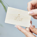 Wooden Personalised Wooden Message Token By Sophia Victoria Joy ...