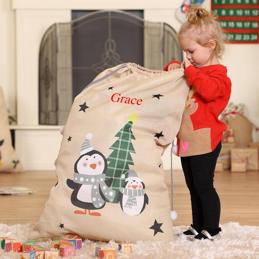 Giant Personalised Christmas Gift Sack By Dibor | notonthehighstreet.com