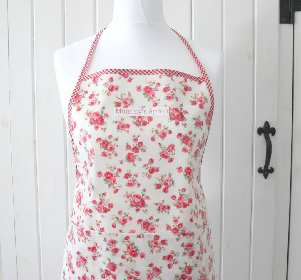 Personalised Wipe Clean Apron By Lucy Lilybet | notonthehighstreet.com