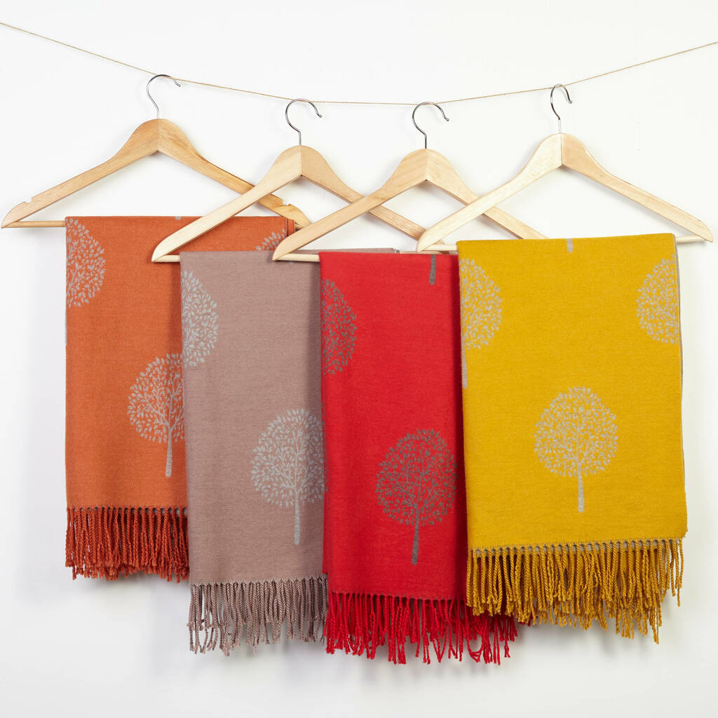 cashmere tree of life scarf by my posh shop | notonthehighstreet.com