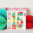 Sparkly 15th Birthday Card By Kali Stileman Publishing ...