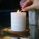 personalised 'you are some kind of wonderful' candle by illumer ...