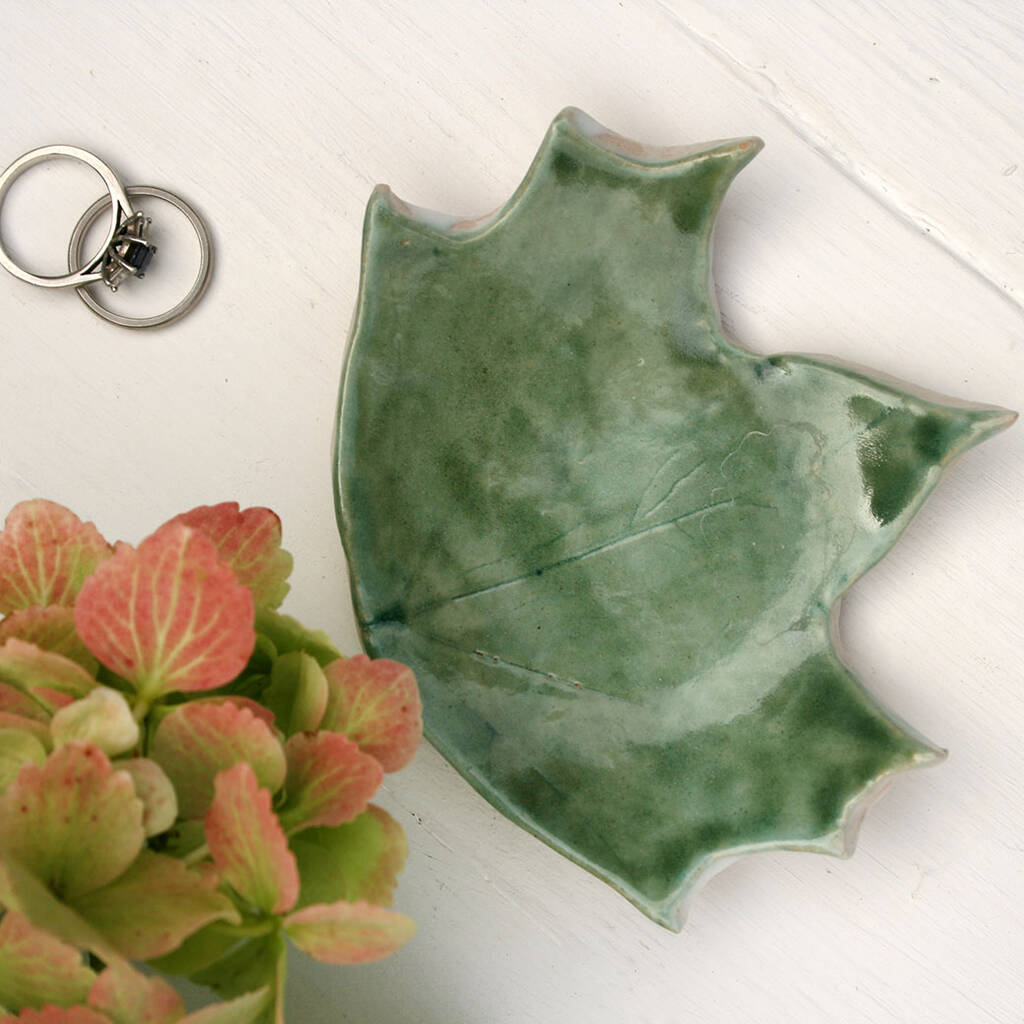 Leaf Shaped Ceramic Dish By Juliet Reeves Designs | notonthehighstreet.com