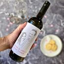 Personalised Portrait Wine Labels By Adam Regester Design ...