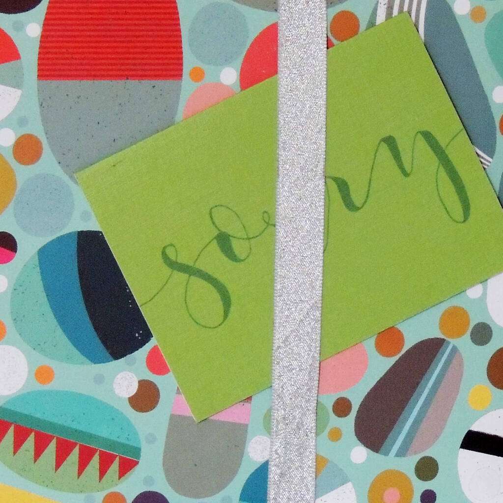 mini sorry card by kali stileman publishing | notonthehighstreet.com