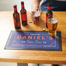 personalised drinks bar runner by oakdene designs | notonthehighstreet.com