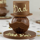 Terry's Chocolate Orange Hat And Tash On A Round By Sweet Trees ...