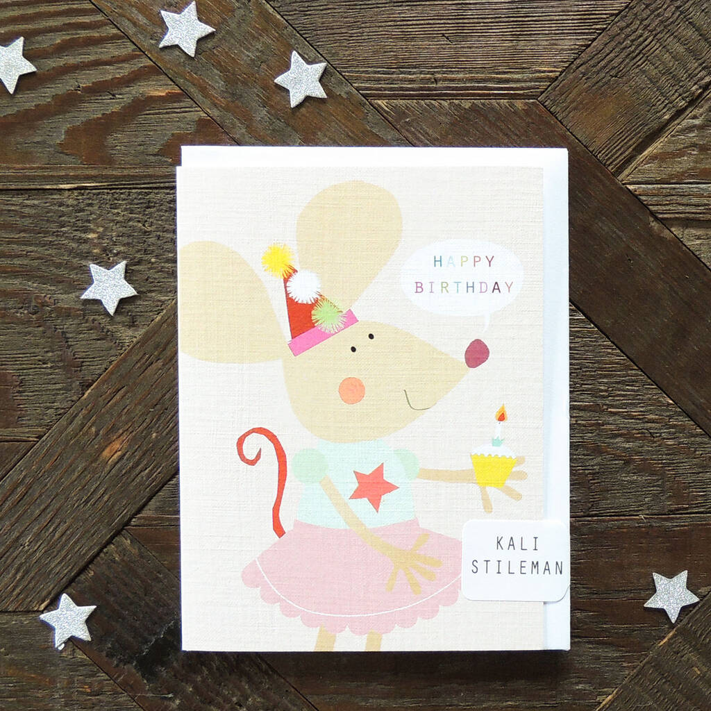 Mini Mouse Birthday Card By Kali Stileman Publishing