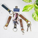 Personalised Leather Key Ring By Tanner Bates | notonthehighstreet.com
