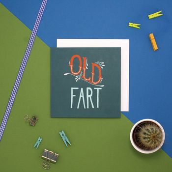 'old Fart' Vintage Birthday Card By Jolly Smith | notonthehighstreet.com