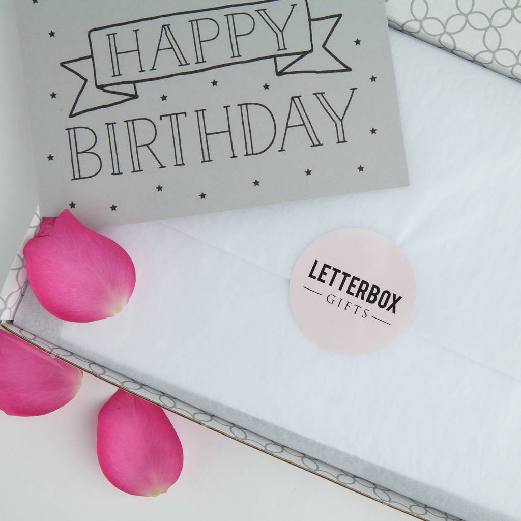 'the birthday box' letterbox gift set by letterbox gifts ...