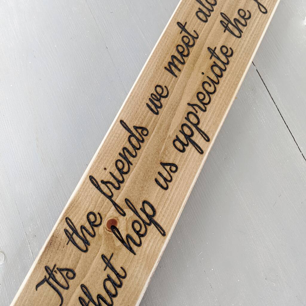 Personalised Hand Engraved Indoor Wooden Signs By Seagirl and Magpie
